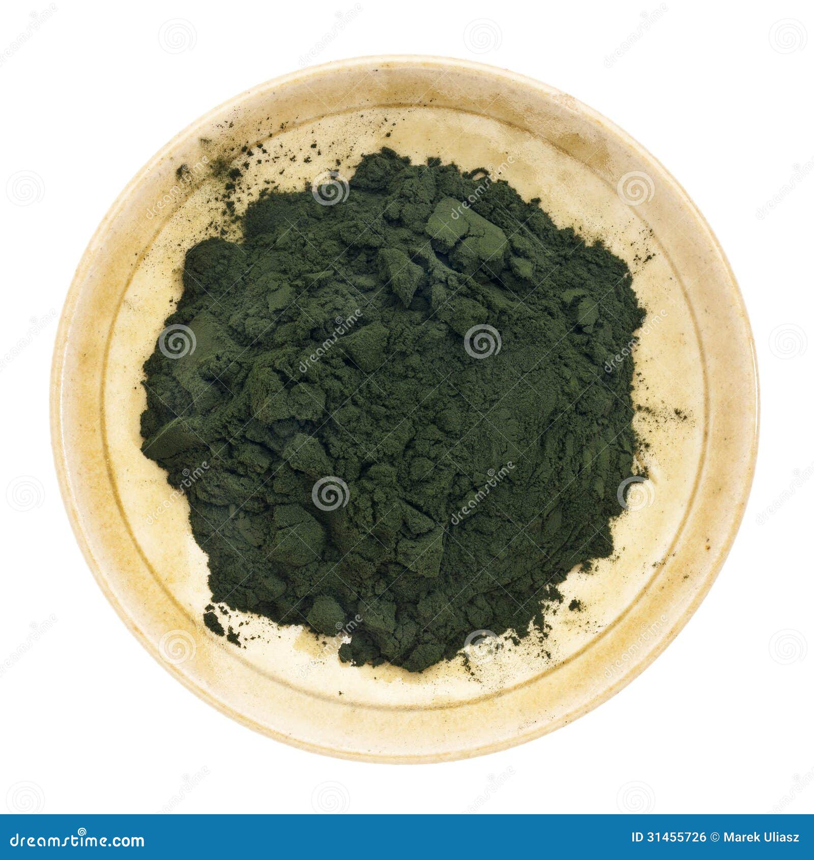 Organic chlorella powder stock photo. Image of chlorophyll - 31455726