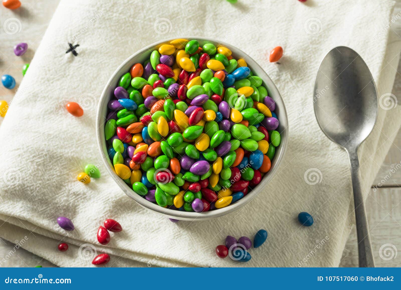 Organic Chocolate Covered Sunflower Seeds Stock Photo - Image of candy ...