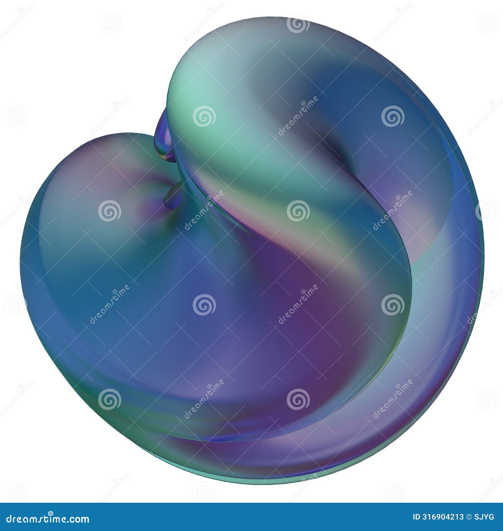 Organic Chrome Reflective Metal Geometry Impressionistic Liquid ...