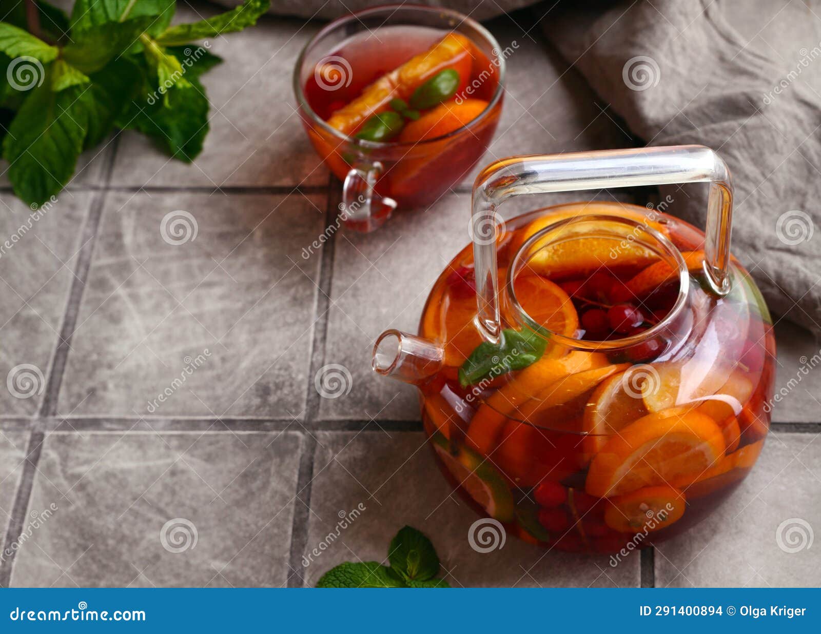 Organic citrus fruit tea stock photo. Image of natural - 291400894