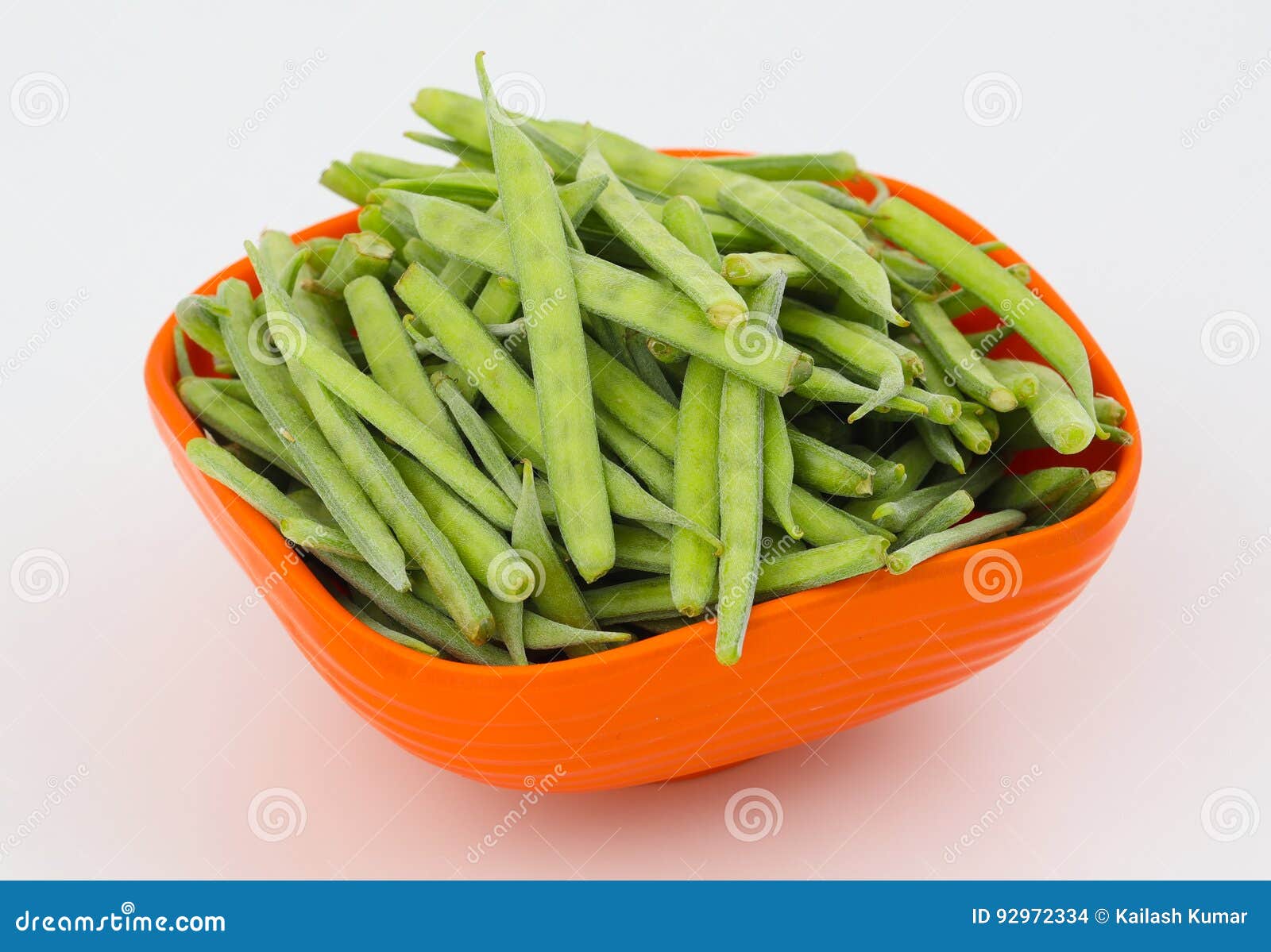 Organic Cluster beans stock photo. Image of textile, beans - 92972334