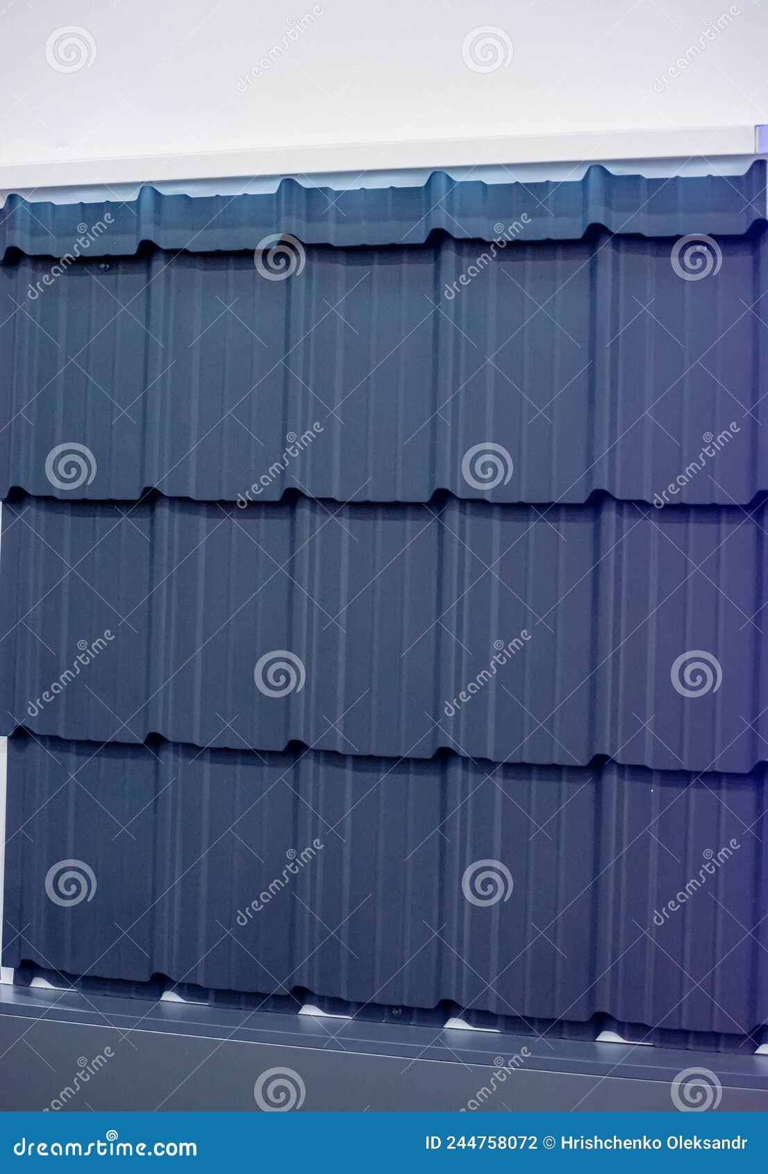 Organic Coated Metal Slate for Construction Stock Photo - Image of ...