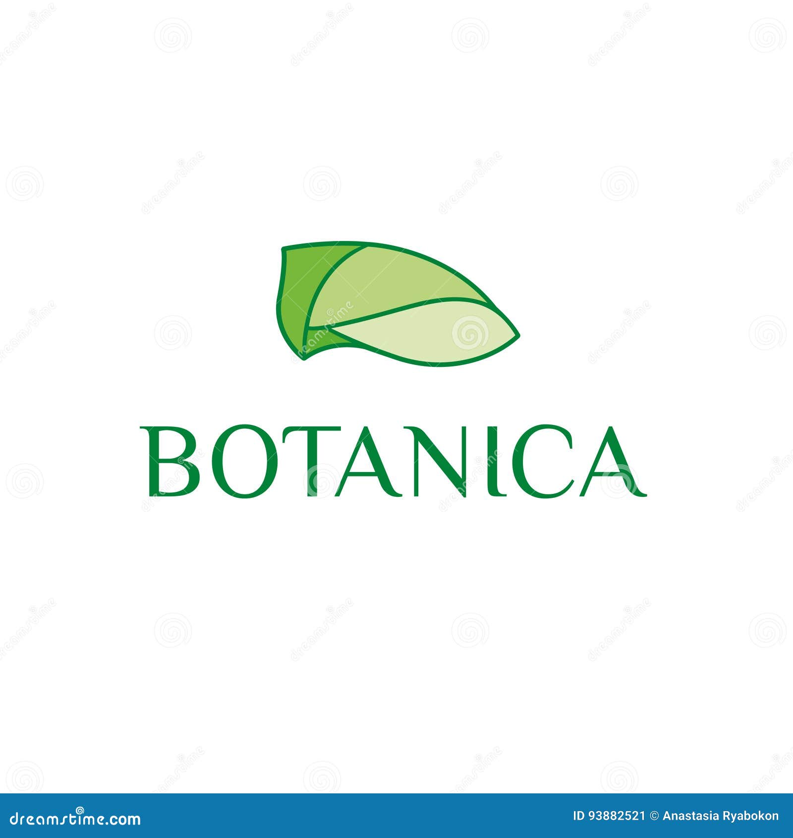 Organic Cosmetics Logo Template Stock Vector - Illustration of leaf ...