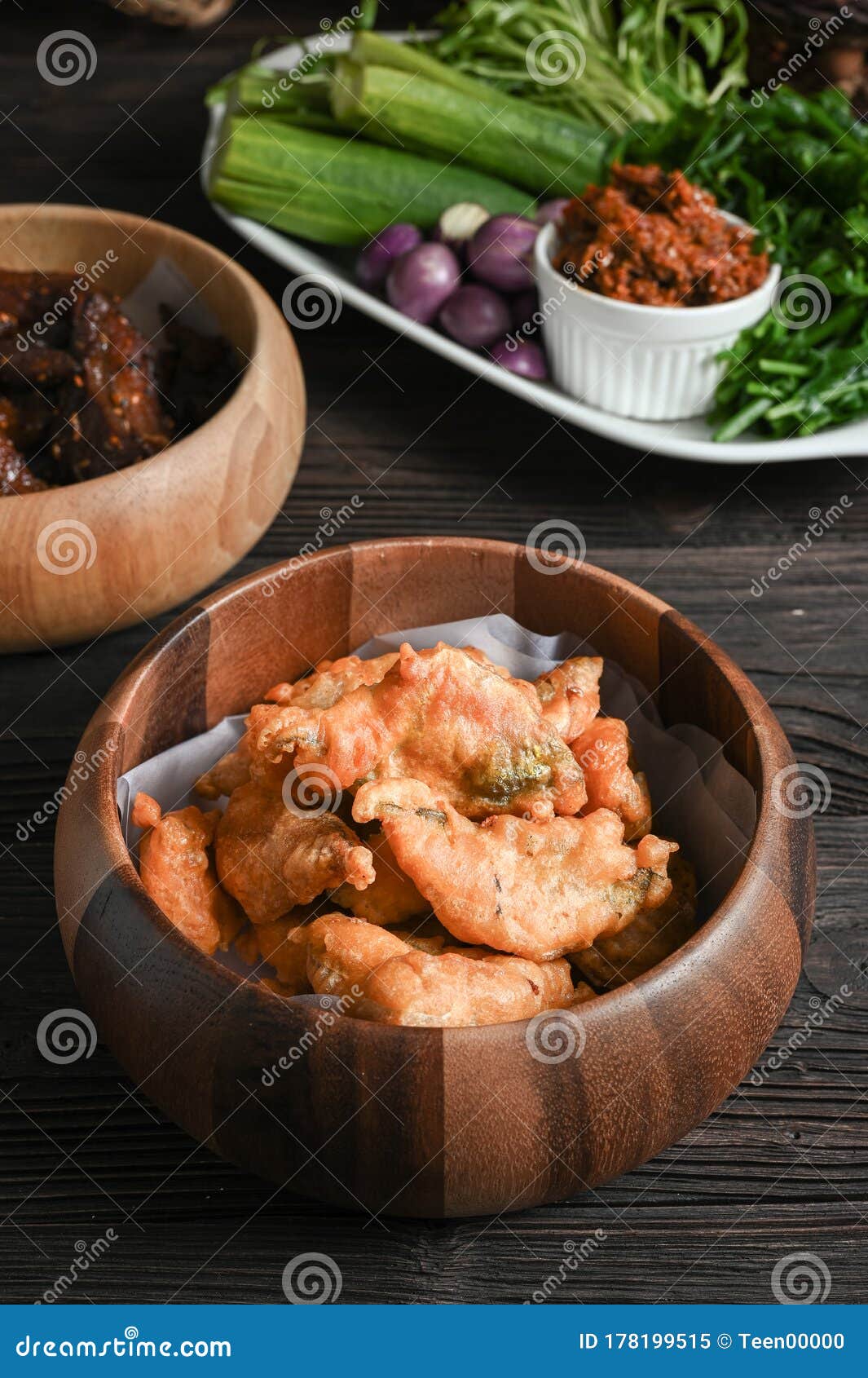 Organic Crispy Fish Strips in Batter Stock Image - Image of lunch ...