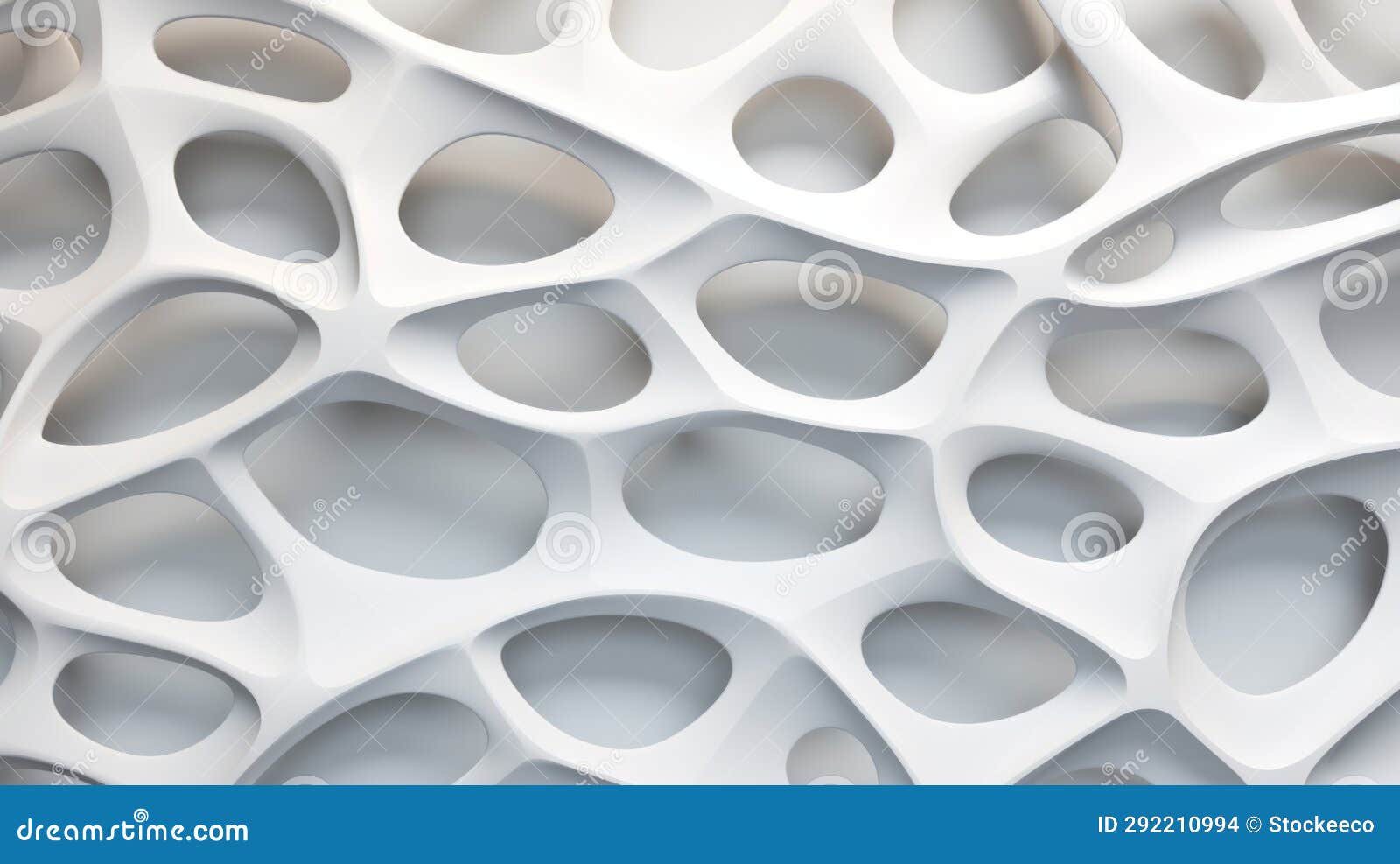 Organic 3d Printed Texture: Layered Forms with Soft Edges Stock Illustration - Illustration of ...