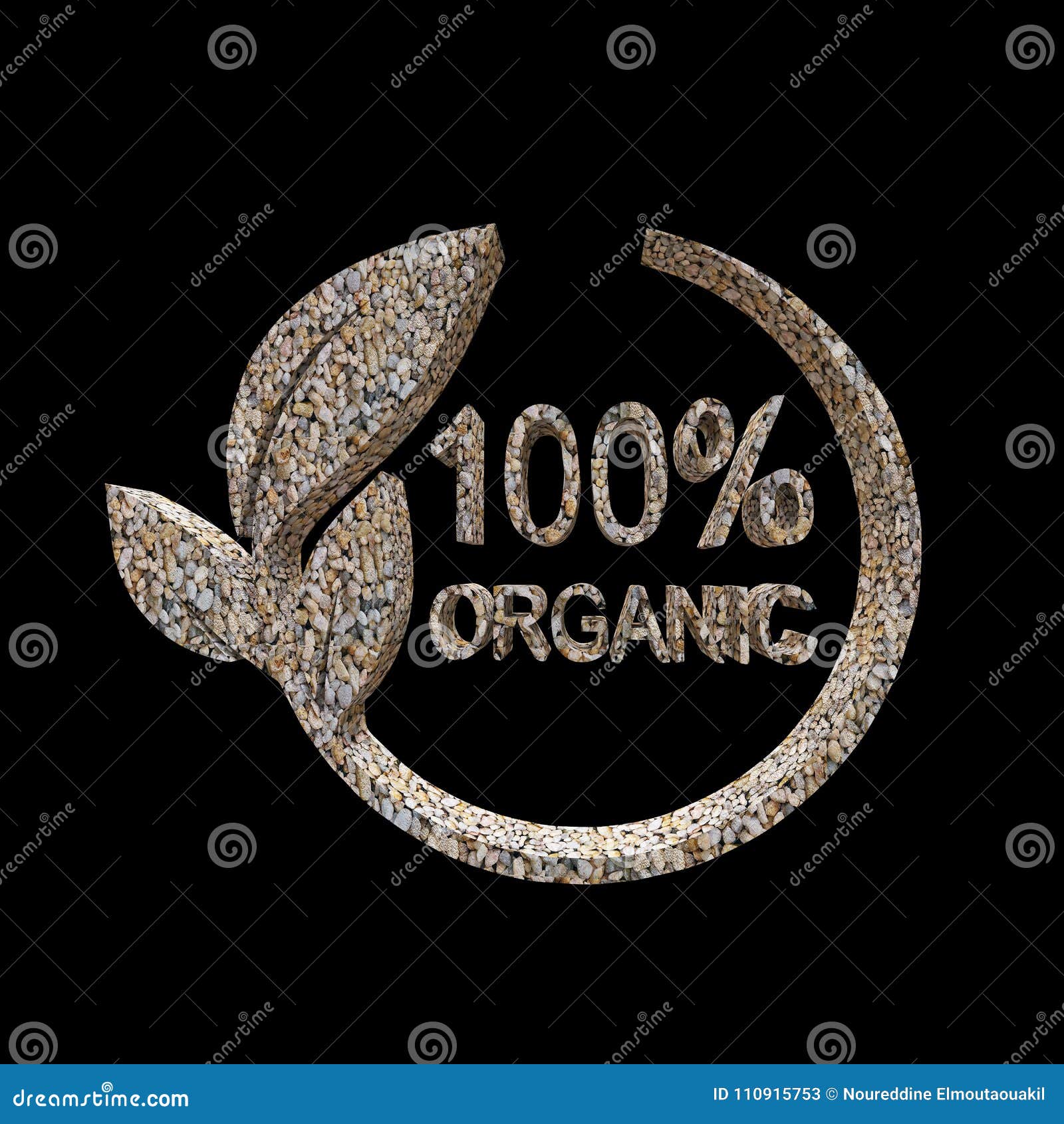 100 Organic Design, 3d Rendering Stock Illustration - Illustration of ...