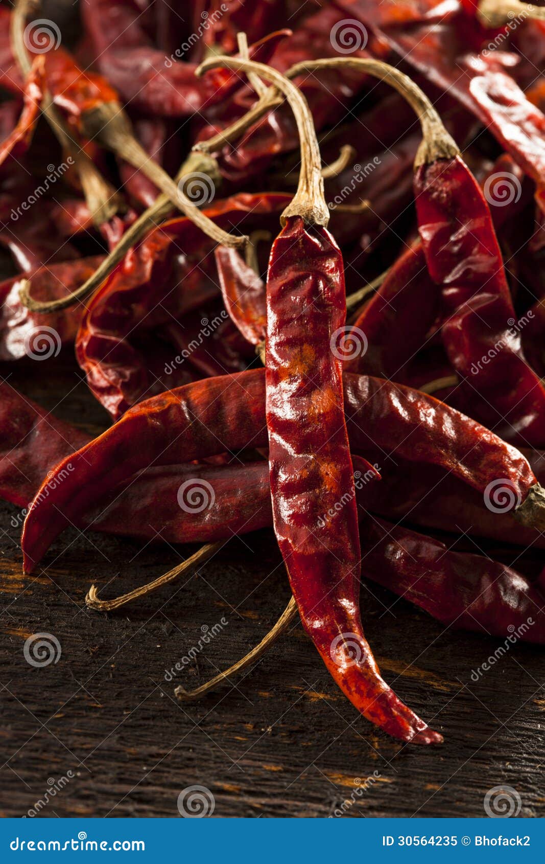 Organic Dried Red Hot Peppers Stock Image - Image of cayenne, crushed ...