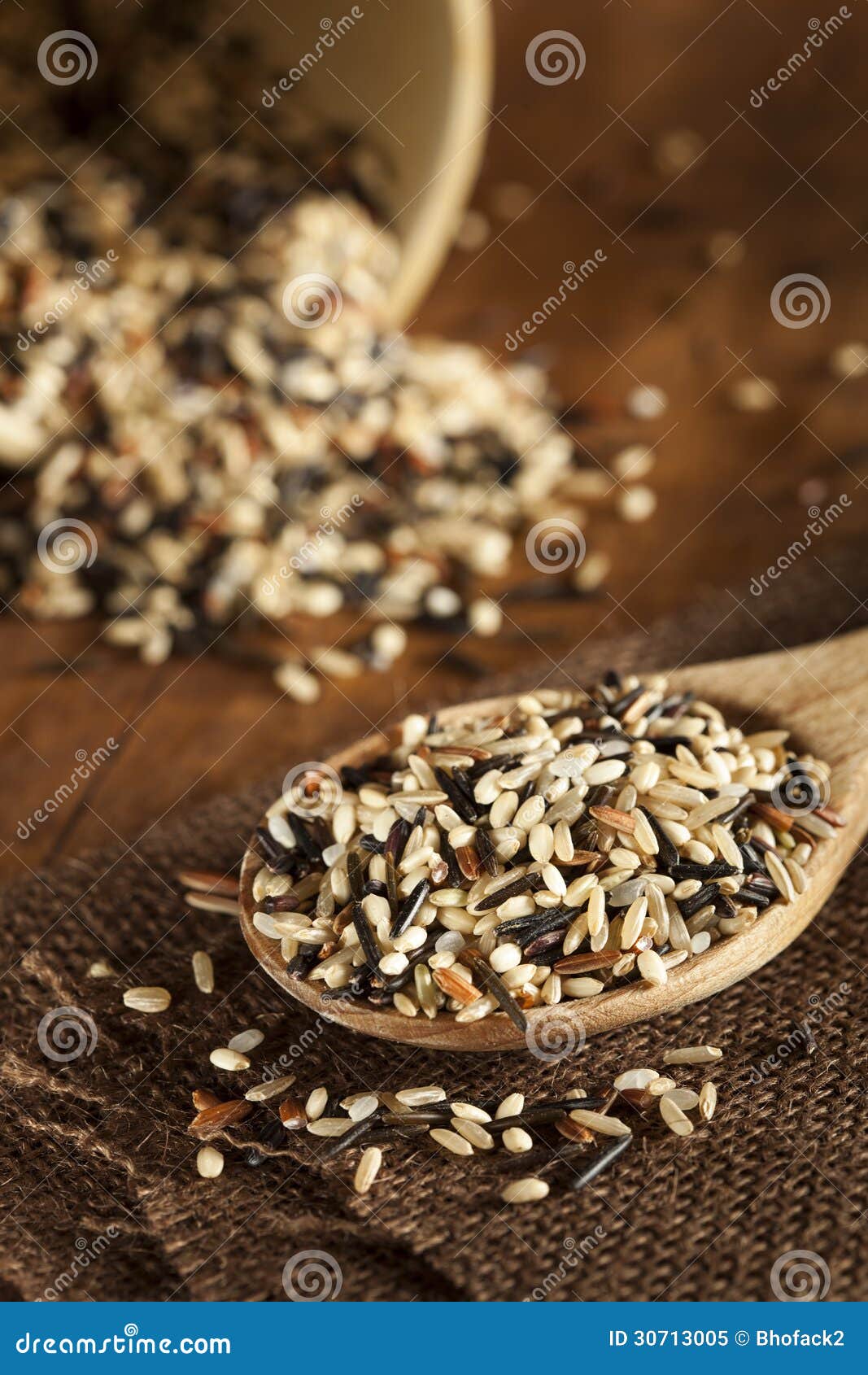 Organic Dry Multi Grain Rice Stock Image - Image of heap, brown: 30713005