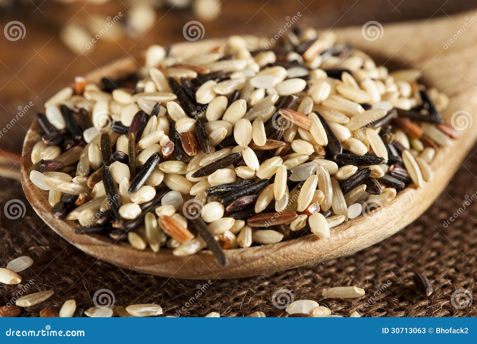 Organic Dry Multi Grain Rice Stock Image - Image of crop, agriculture ...