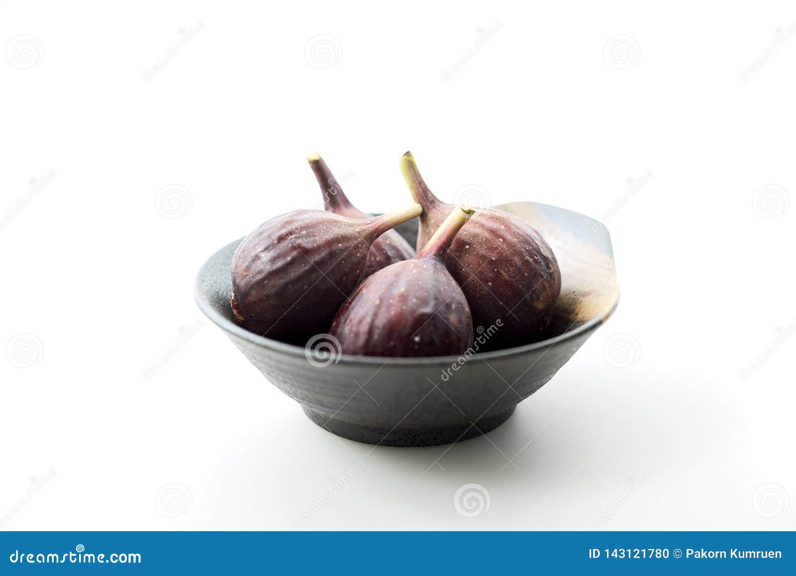Organic Figs in a Bowl on White Table Stock Photo - Image of nature ...