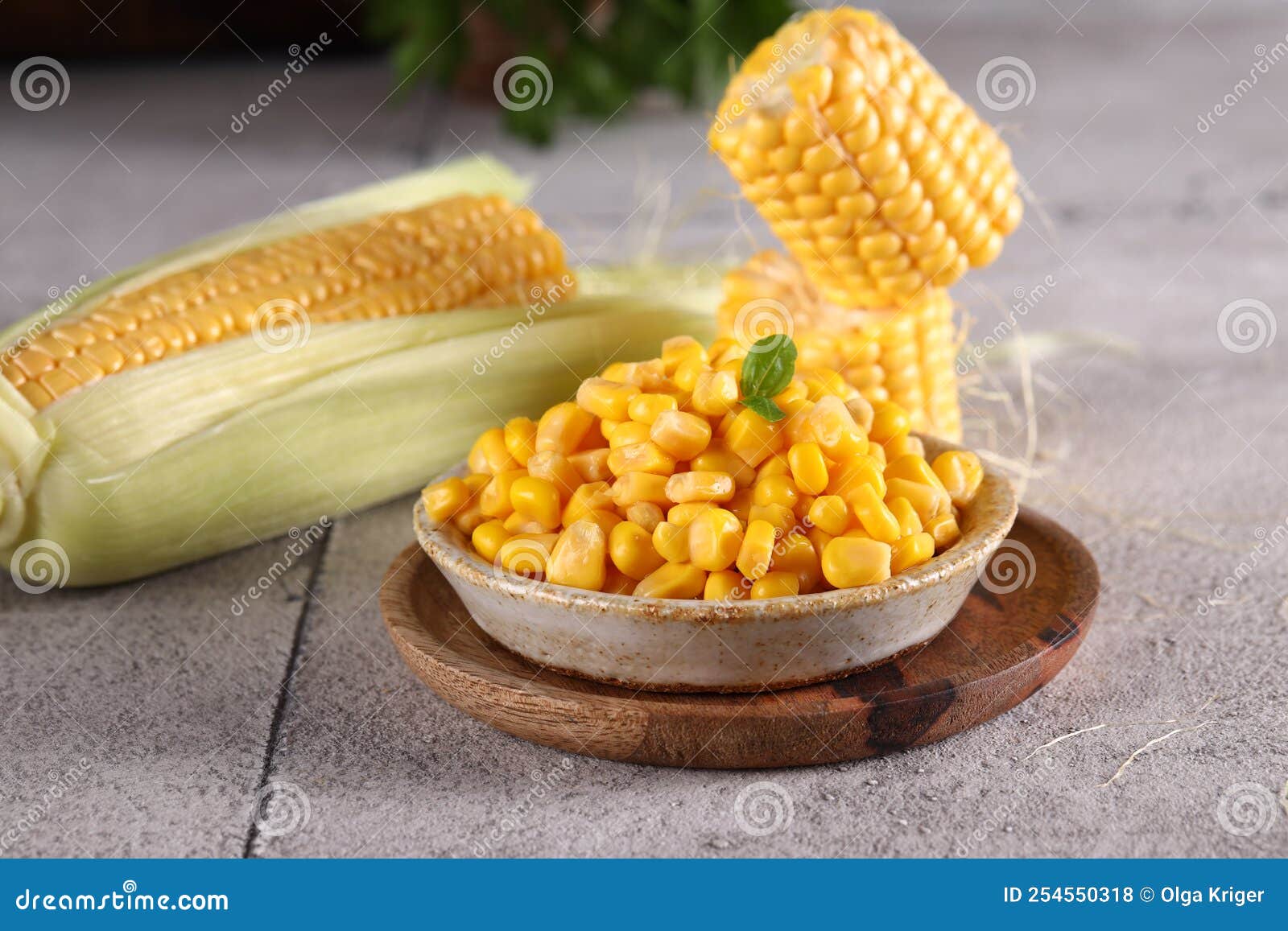 Organic food canned corn stock photo. Image of food - 254550318