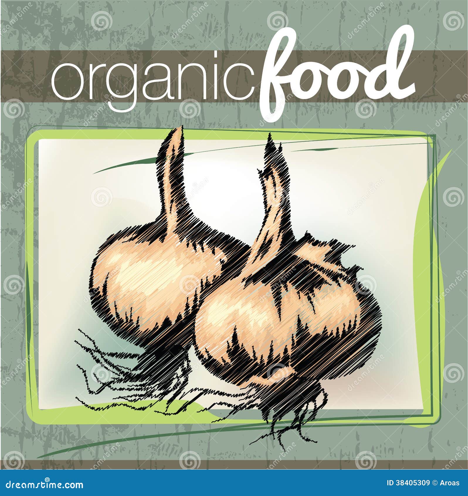 Organic Food illustration stock vector. Illustration of cultivated ...