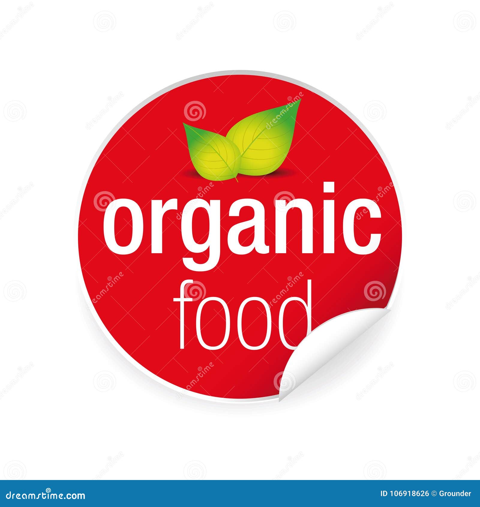 Organic Food Label Tag Sticker Stock Vector - Illustration of concept ... Organic Food Label Tag Sticker Stock Vector - Illustration of concept ...