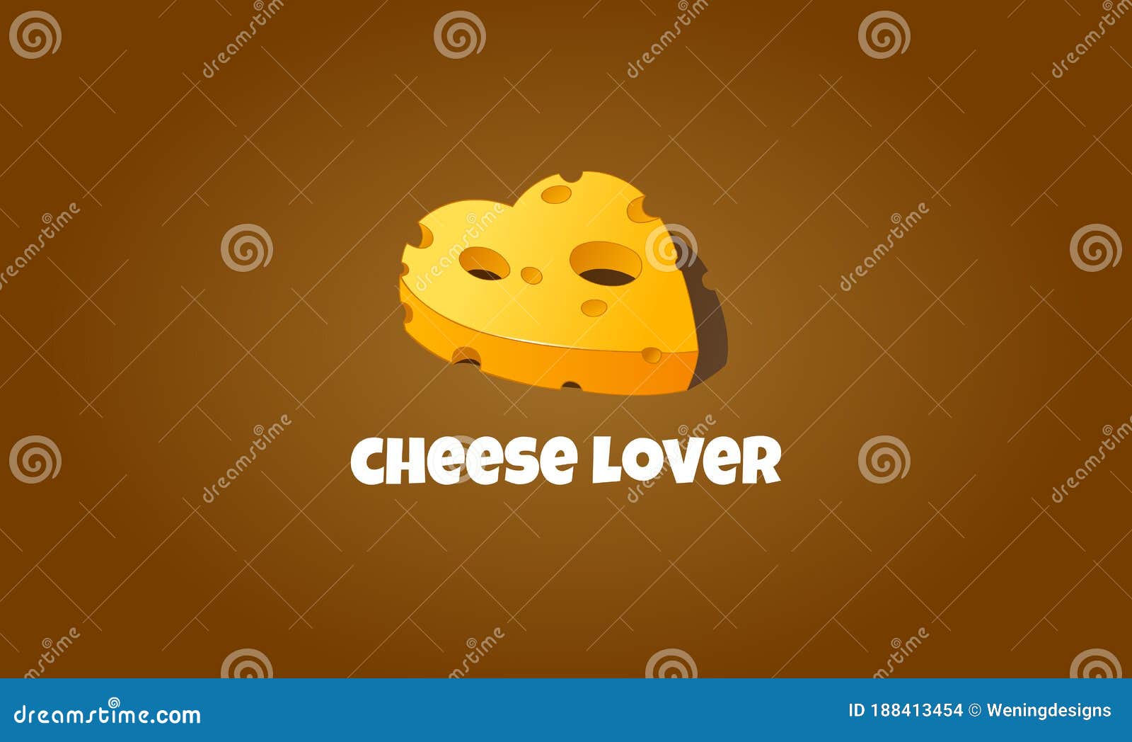 Cheese Lover Vector Logo Template. Stock Vector - Illustration of chef ...