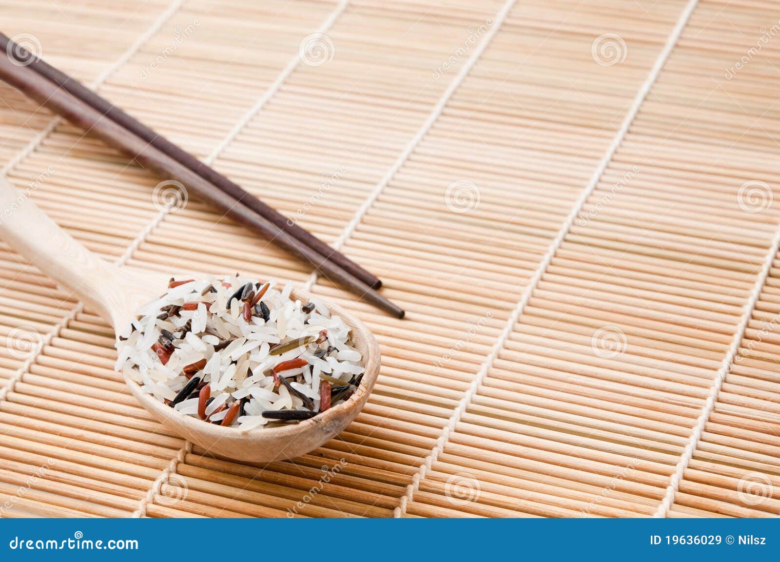 Organic food rice stock image. Image of bamboo, vegetarian - 19636029