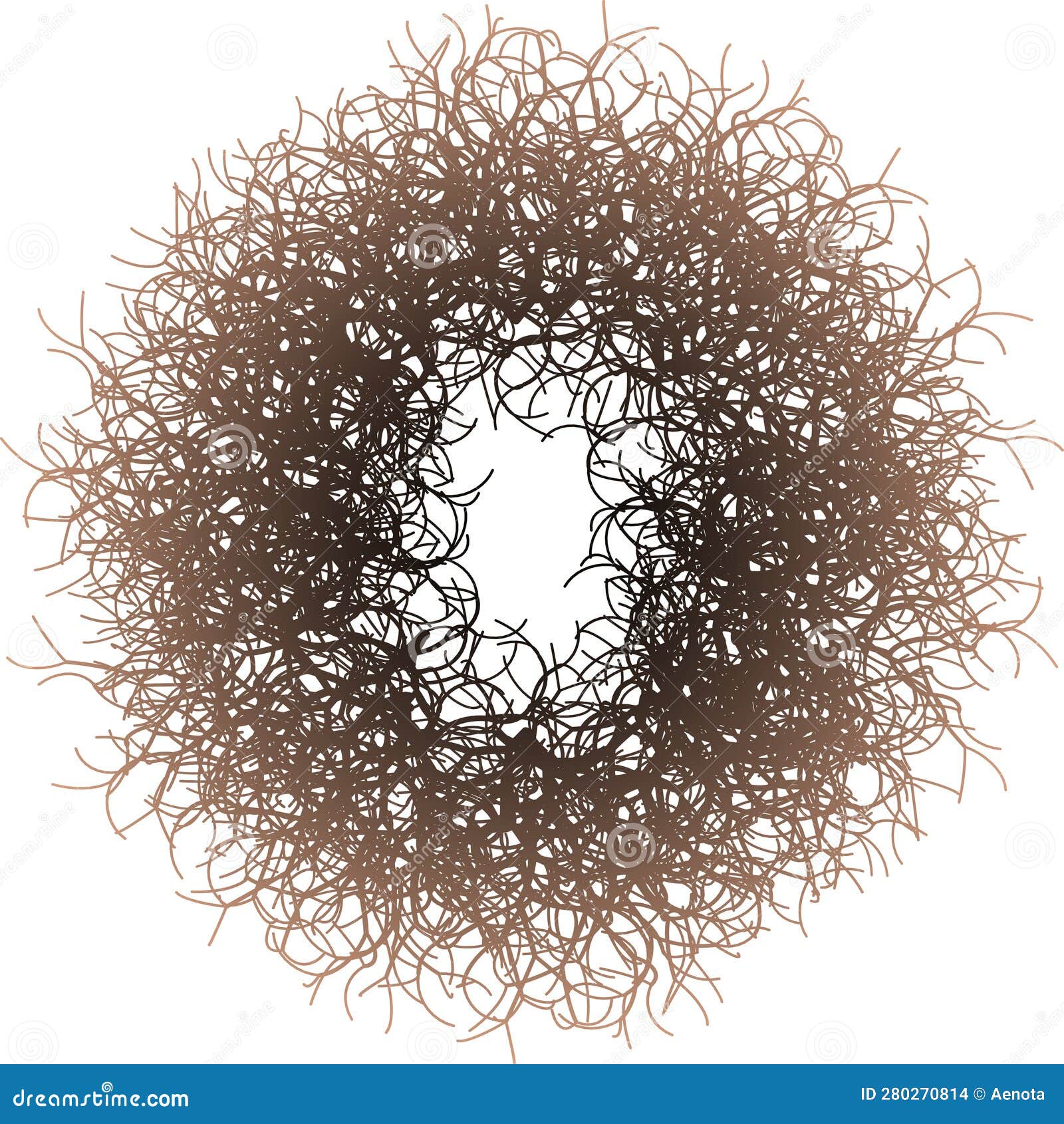 Organic Form stock vector. Illustration of grass, organic - 280270814