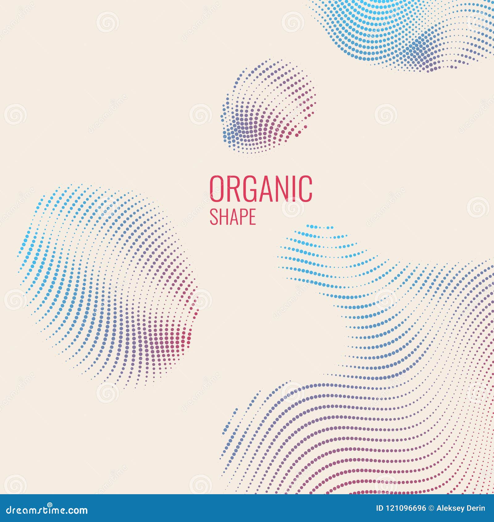 Organic Forms with Dynamic Waves and Lines on a Dark Background. Vector ...