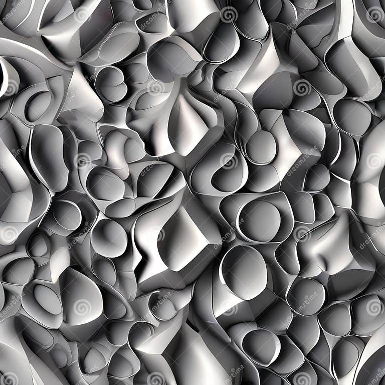 Organic Forms Evolving and Morphing into New Shapes, in a Continuous Dance of Transformation and ...