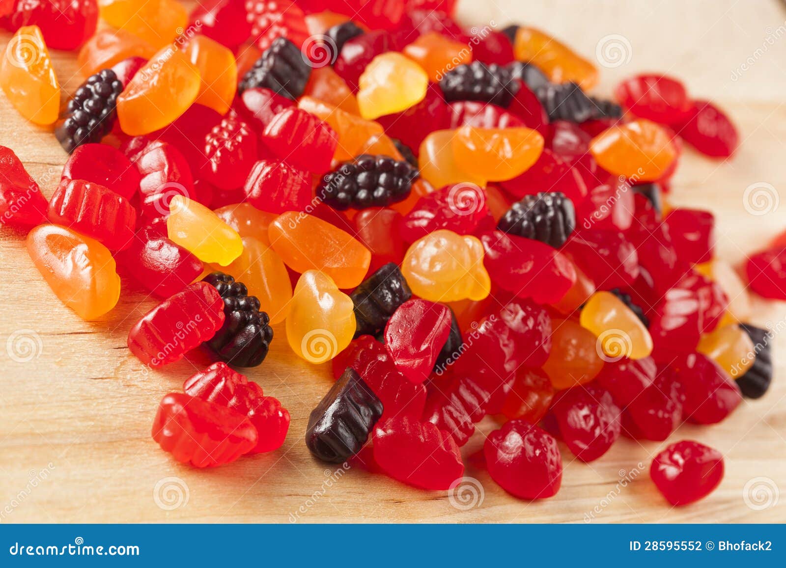 Organic Fruit Gummy Snacks for Kids Stock Photo - Image of food ...