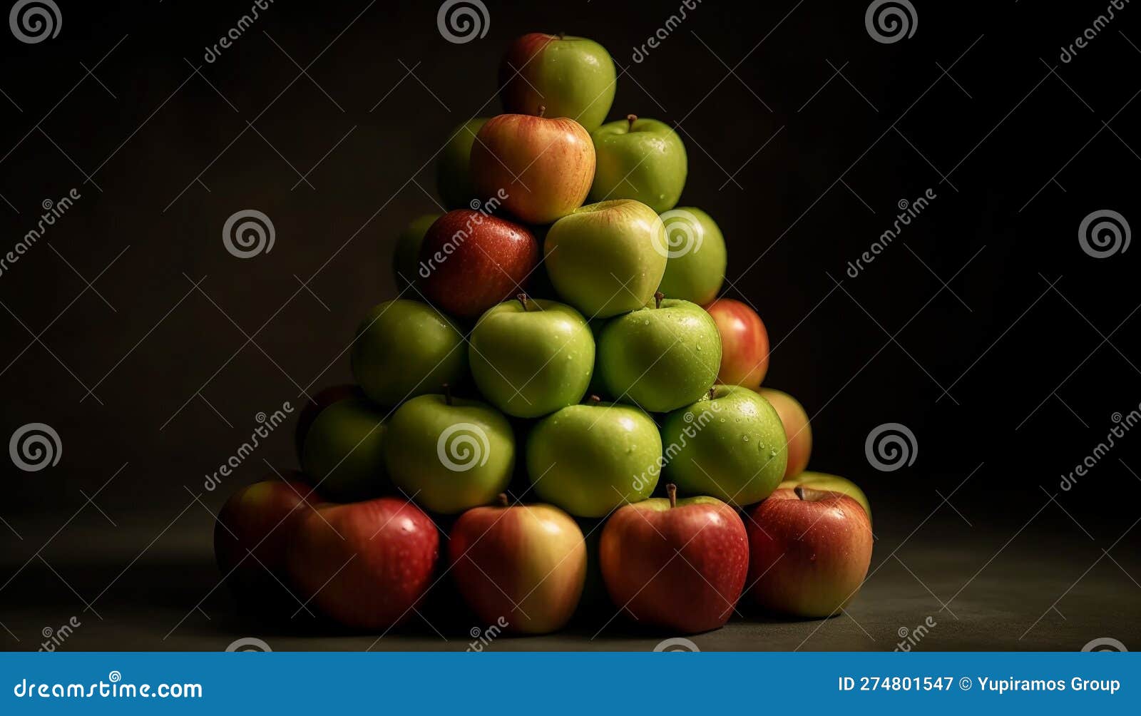 Organic Fruit Stack, Ripe and Healthy Generated by AI Stock ...