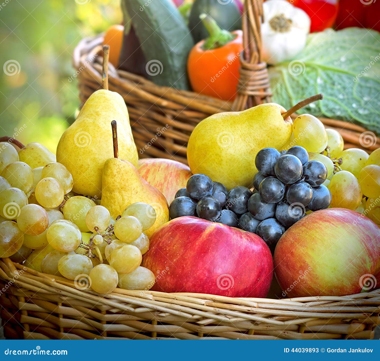 Organic Fruits and Vegetables Stock Image - Image of kale, cucumber ...