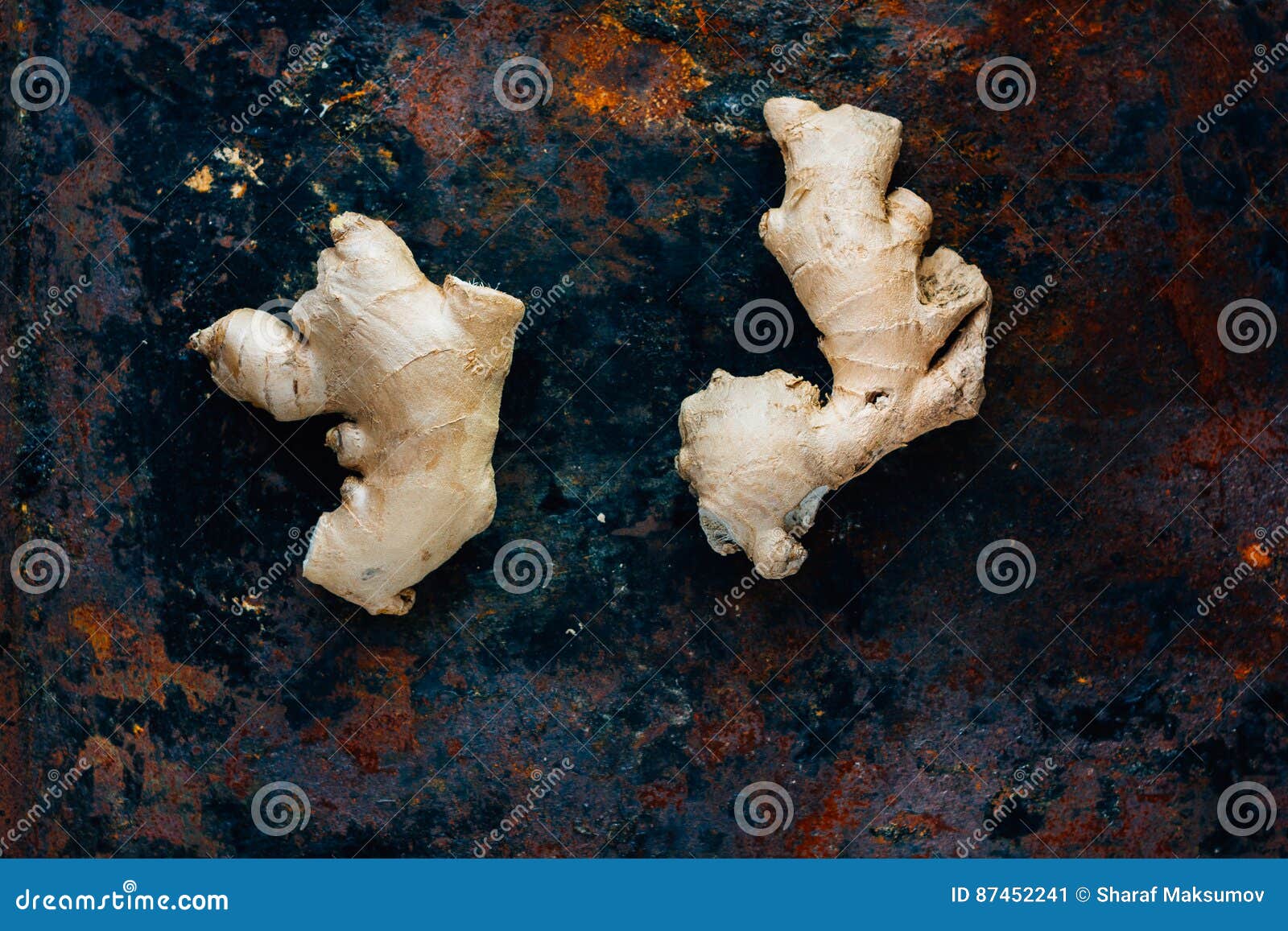 Organic ginger root stock image. Image of ginger, rustic - 87452241