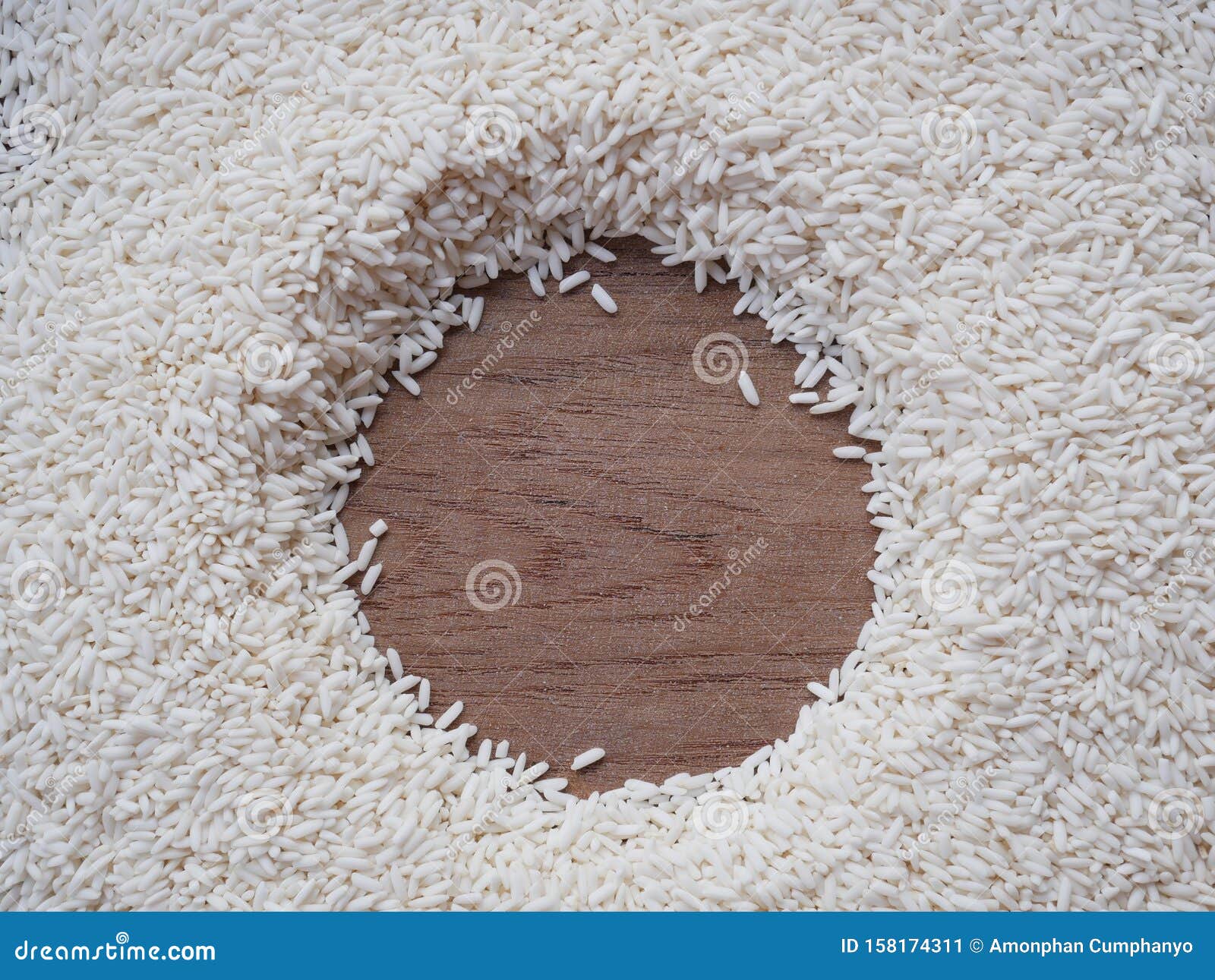 Organic Grain Rice Background, Concept Rice Seed Stock Image - Image of ...