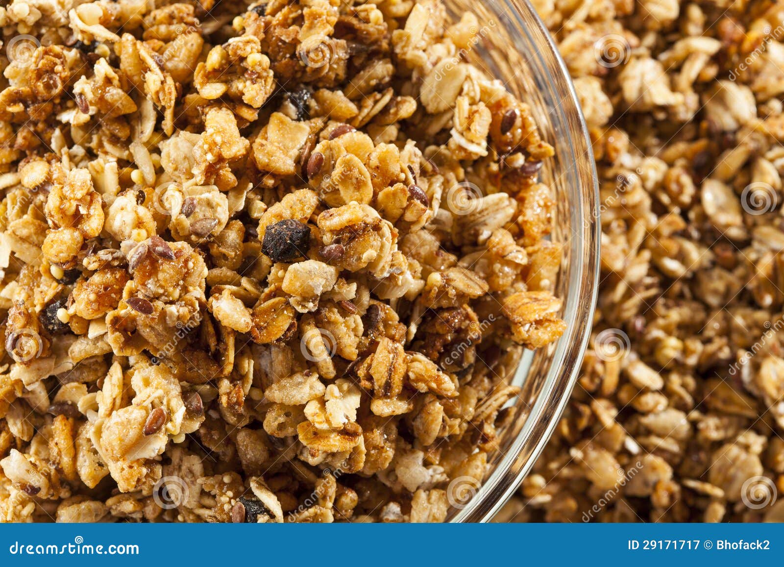 Organic Granola Cereal stock image. Image of health, almond - 29171717
