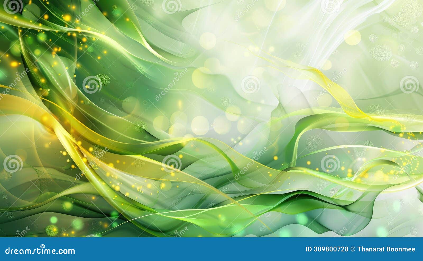 Organic Green Abstract Background Inspired by Nature, Ai Generated ...