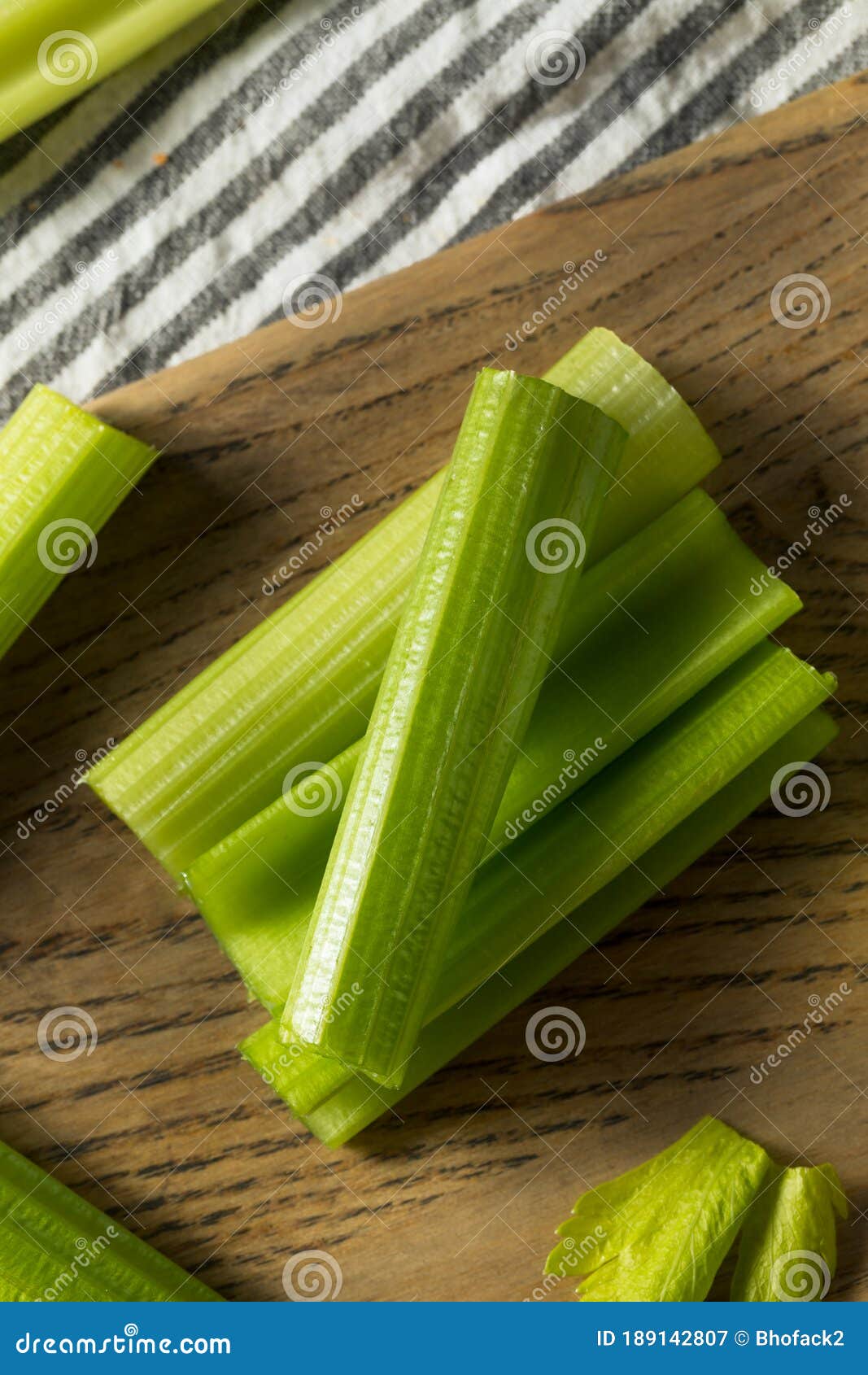 Organic Green Cut Celery Sticks Stock Image - Image of celery, piece ...