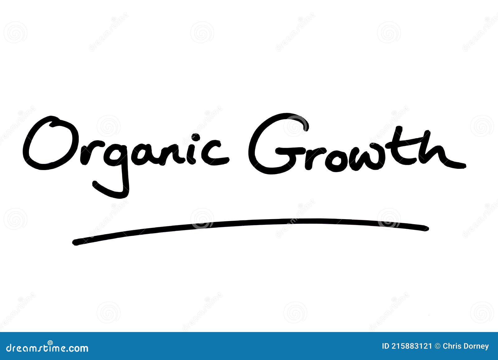 Organic Growth Banner Template. Organic Growth Ribbon Label. Vector ...