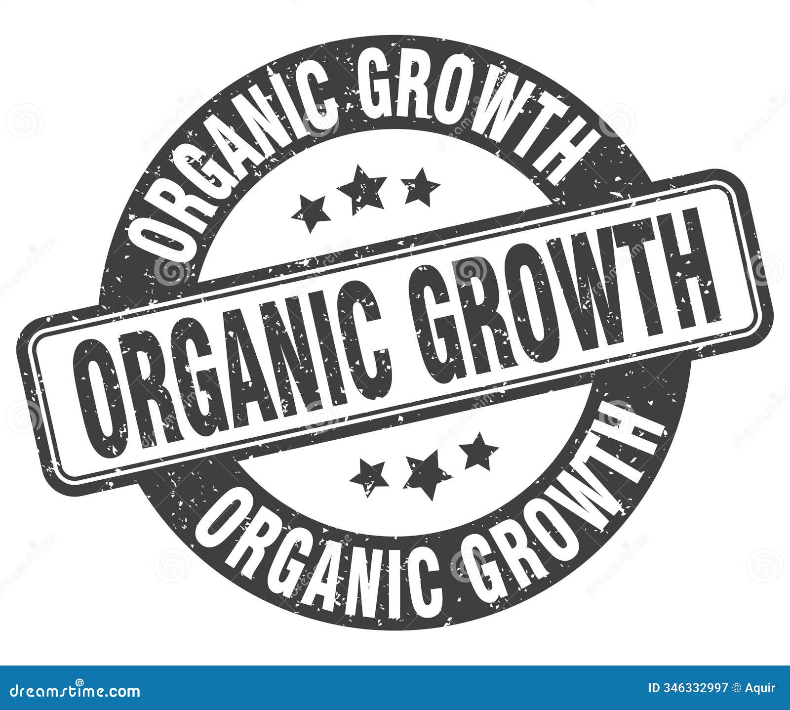 Organic Growth Sticker. Organic Growth Sign On Transparent Background ...
