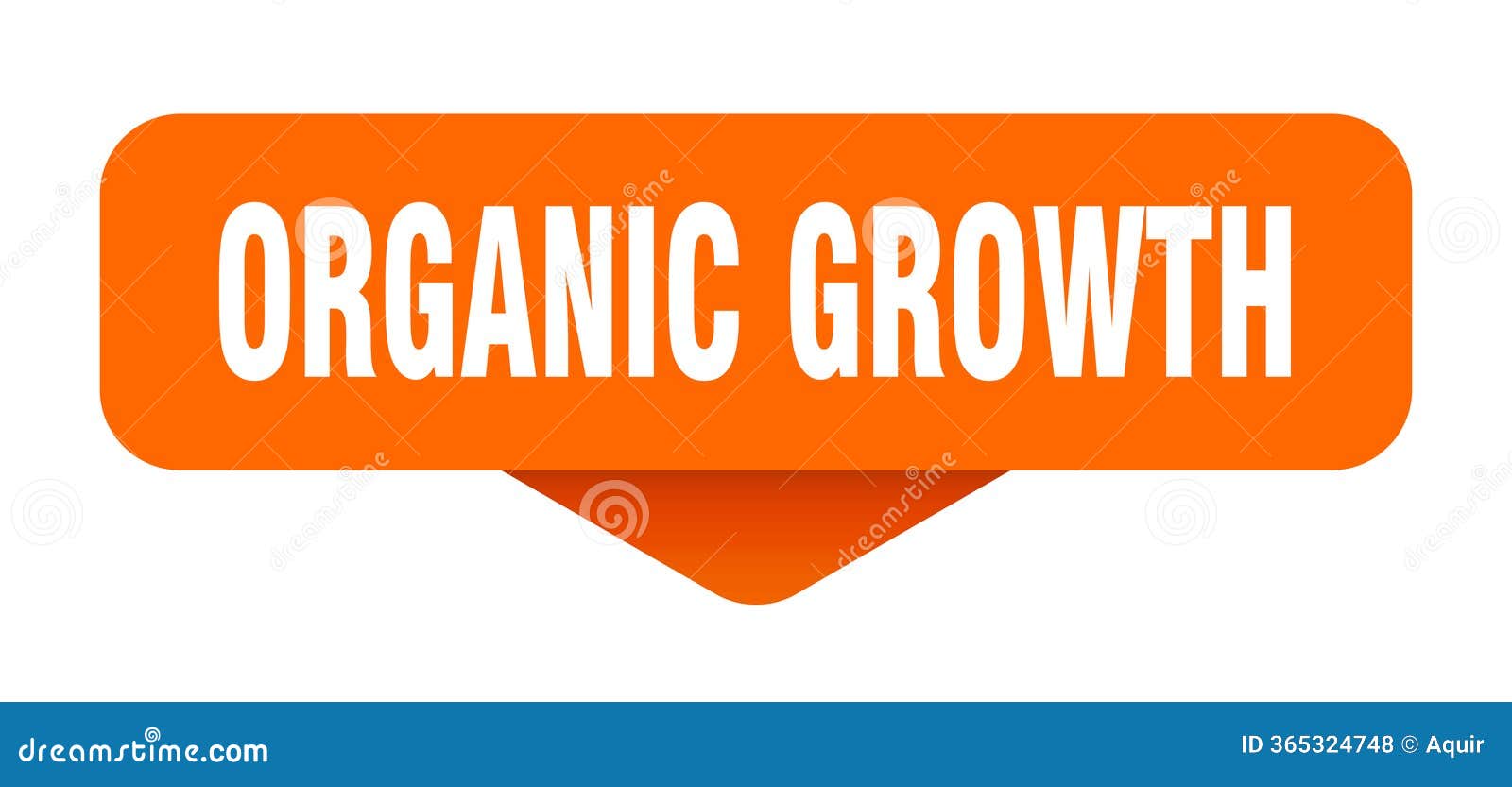 Organic Growth Sticker. Organic Growth Sign On Transparent Background ...