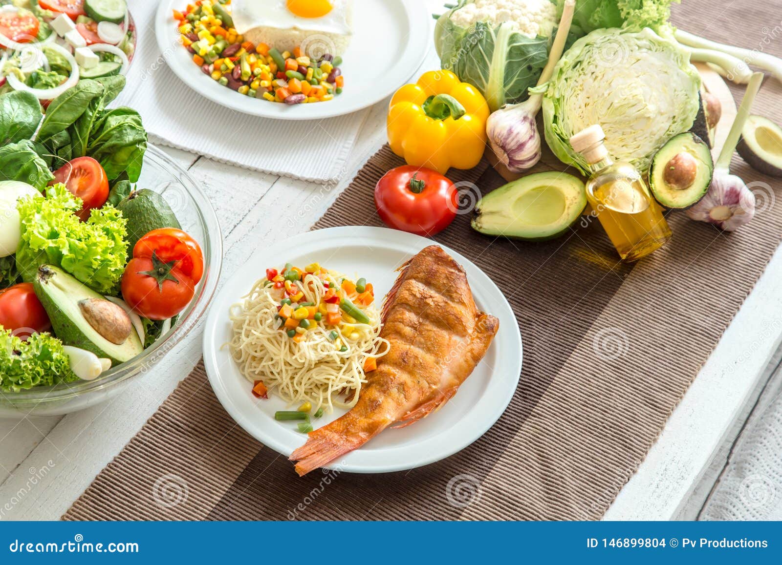 Organic Healthy Food on the Dining Table Stock Photo - Image of ... Organic Healthy Food on the Dining Table Stock Photo - Image of ...