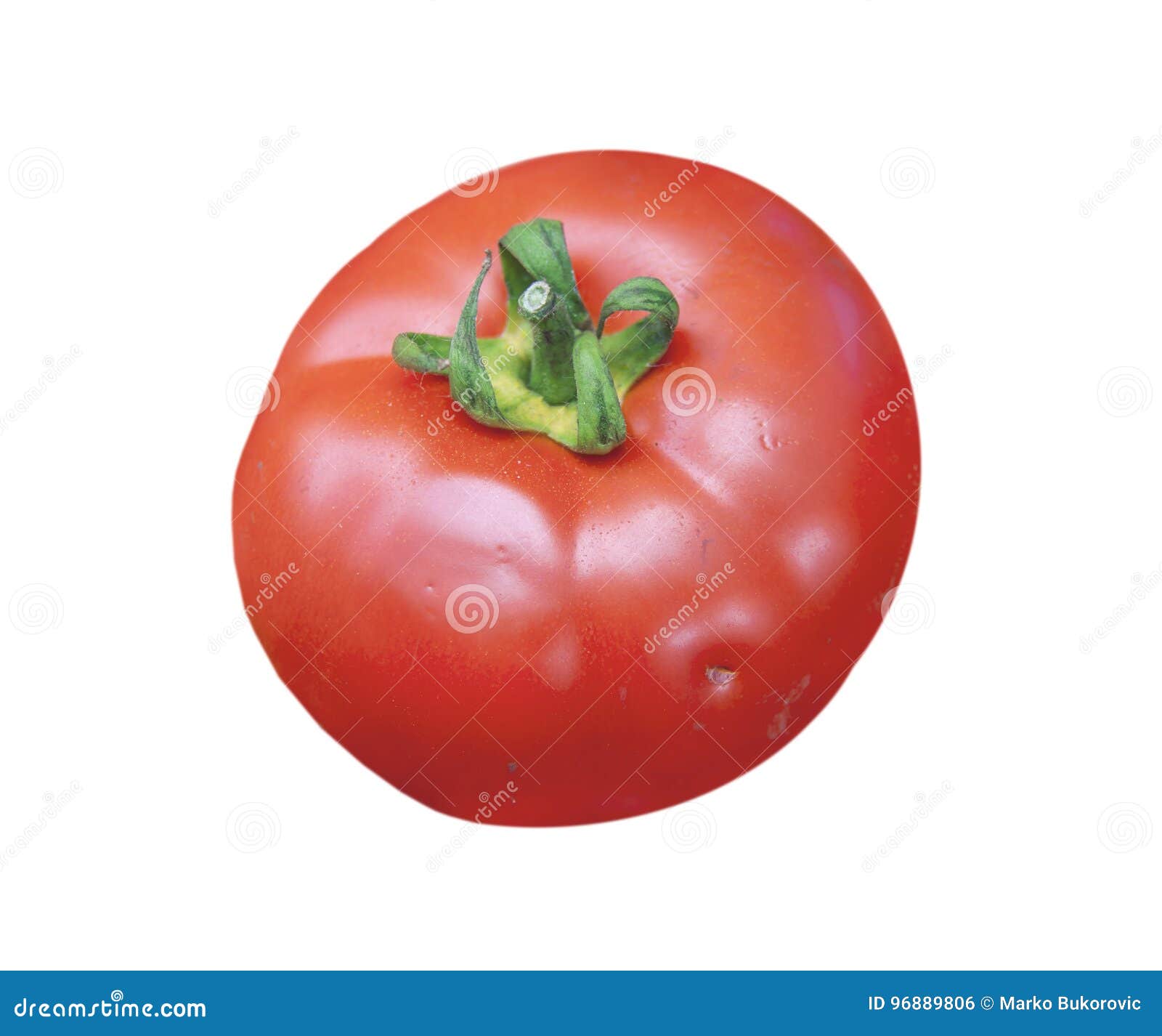 Organic Healthy Fresh Big Red Ripe Tomatoes Isolated on White Stock ...
