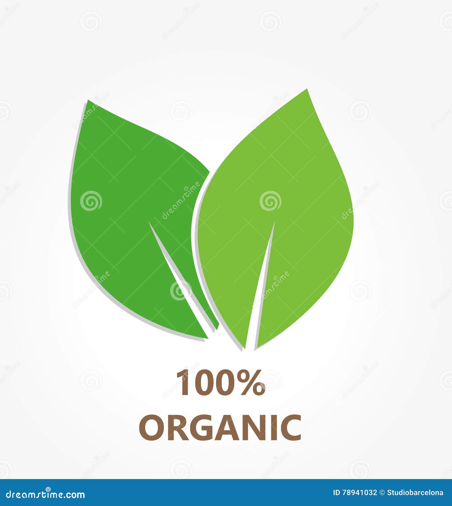 Organic leaves icon stock vector. Illustration of symbol - 78941032
