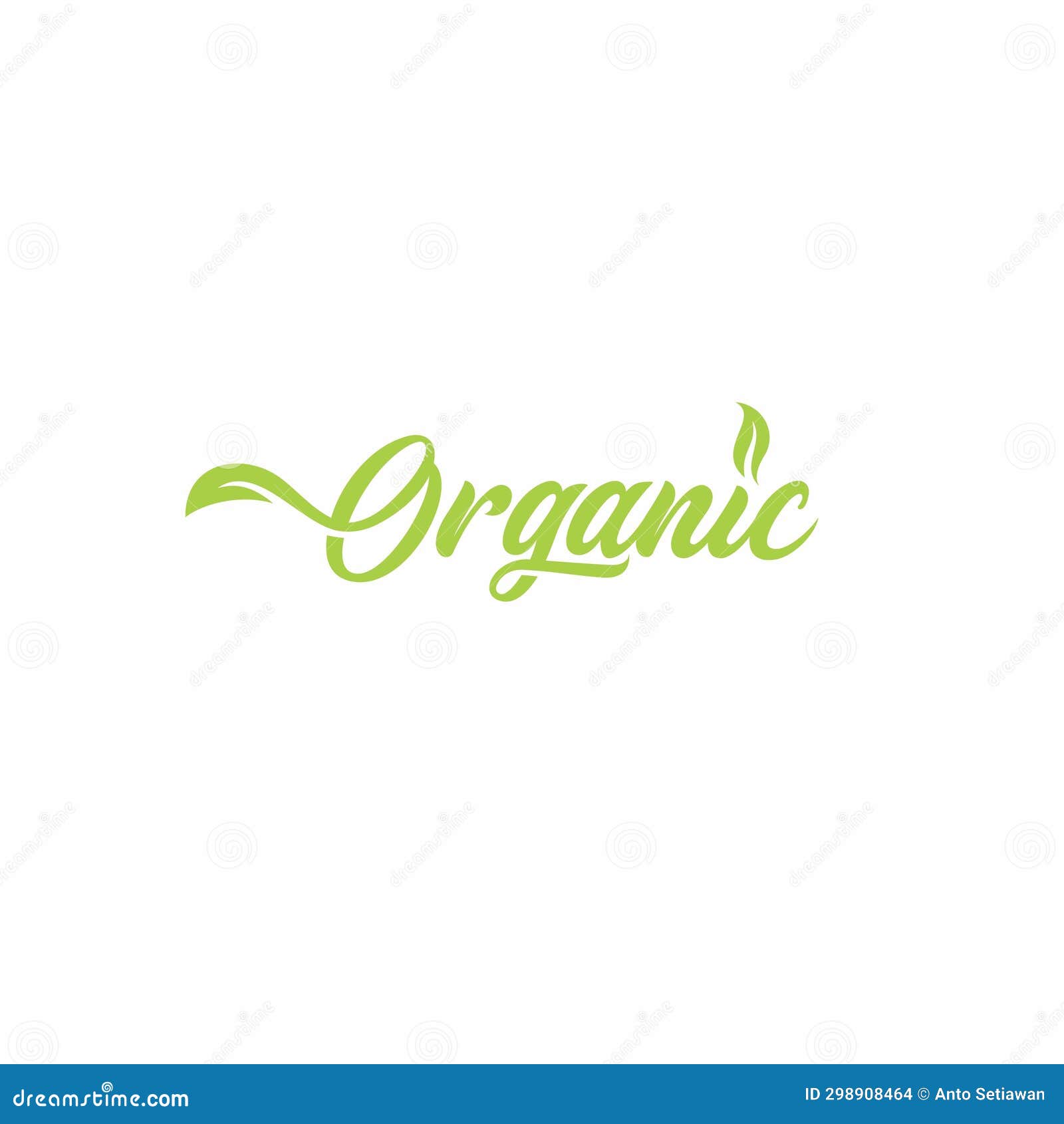 Organic Lettering Logo Symbol. Organic Icon Stock Illustration ...