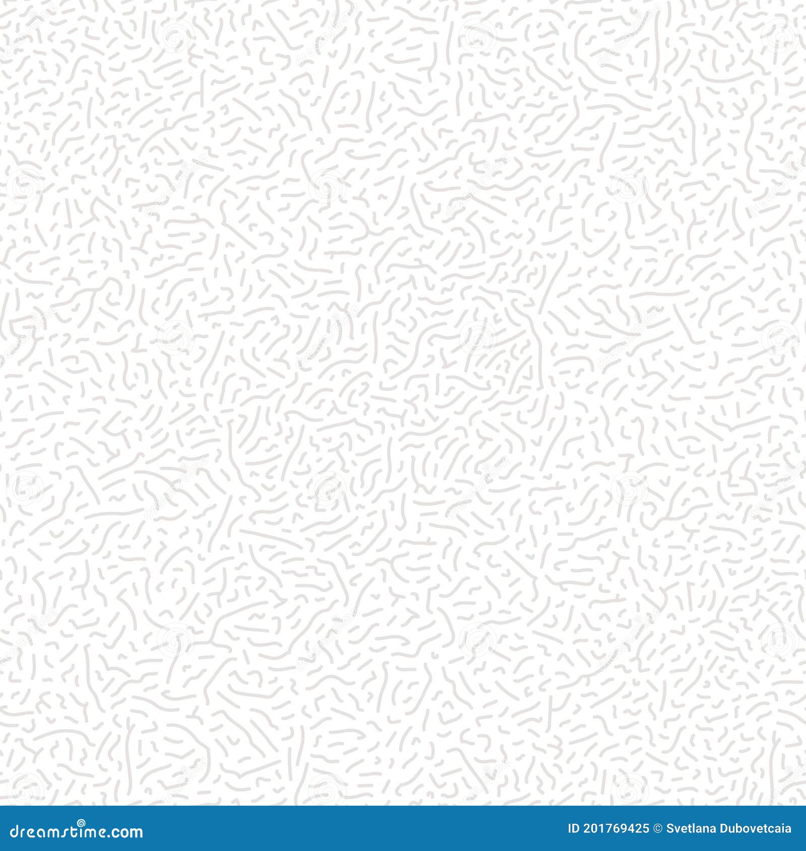 Organic Line Seamless Pattern. Irregular Dashes Shapes. Abstract Subtle ...