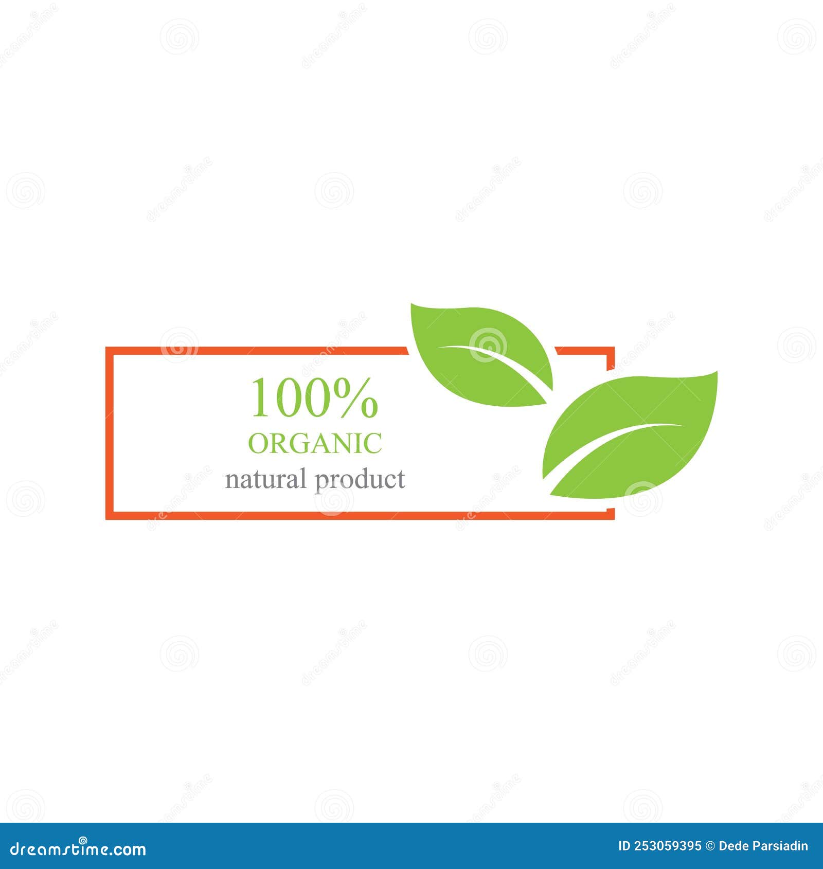 100 Organic Logo Illustration Design Template Stock Vector ...