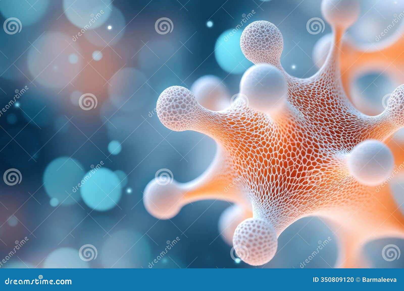 Organic Mesh Like Structure in Soft Orange and White Tones Stock Photo ...