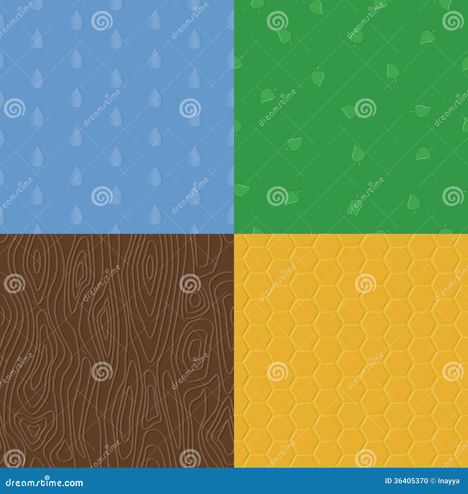 Organic Natural Embossed Seamless Patterns Stock Vector - Illustration ...