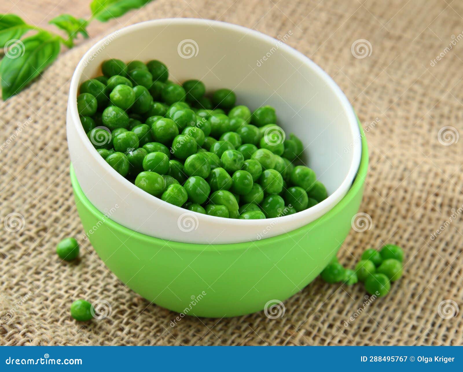 Organic Natural Green Peas Beans Stock Image - Image of white ...
