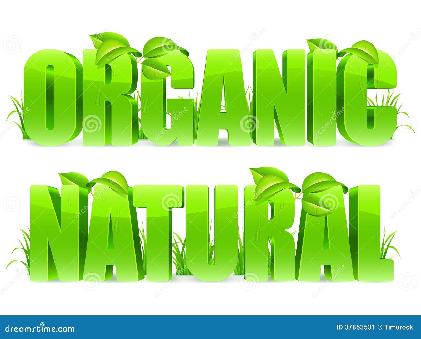 Organic and Natural words. stock vector. Illustration of pollution ...