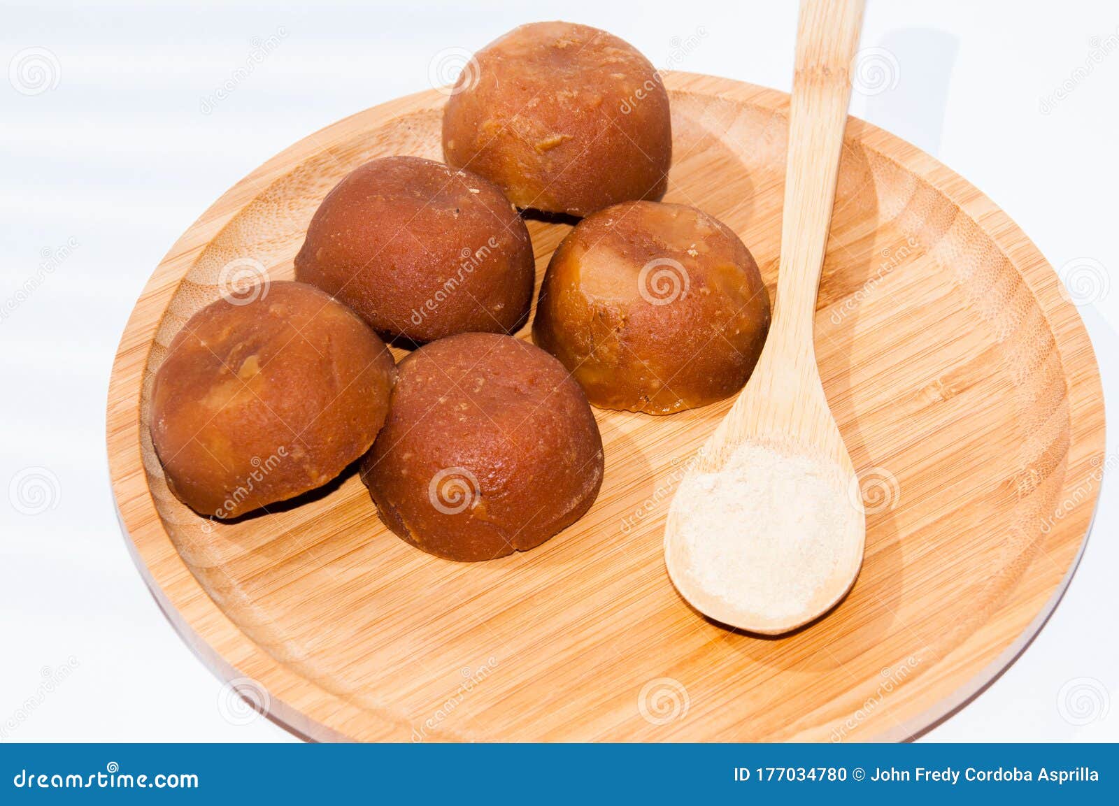 Organic Panela from Colombia Isolated on White Stock Photo - Image of ...