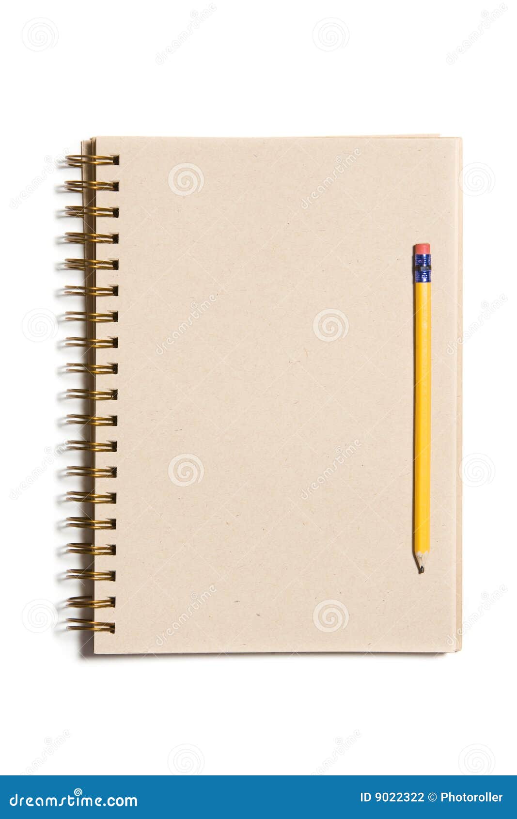 Organic paper notebook stock photo. Image of detail, list - 9022322