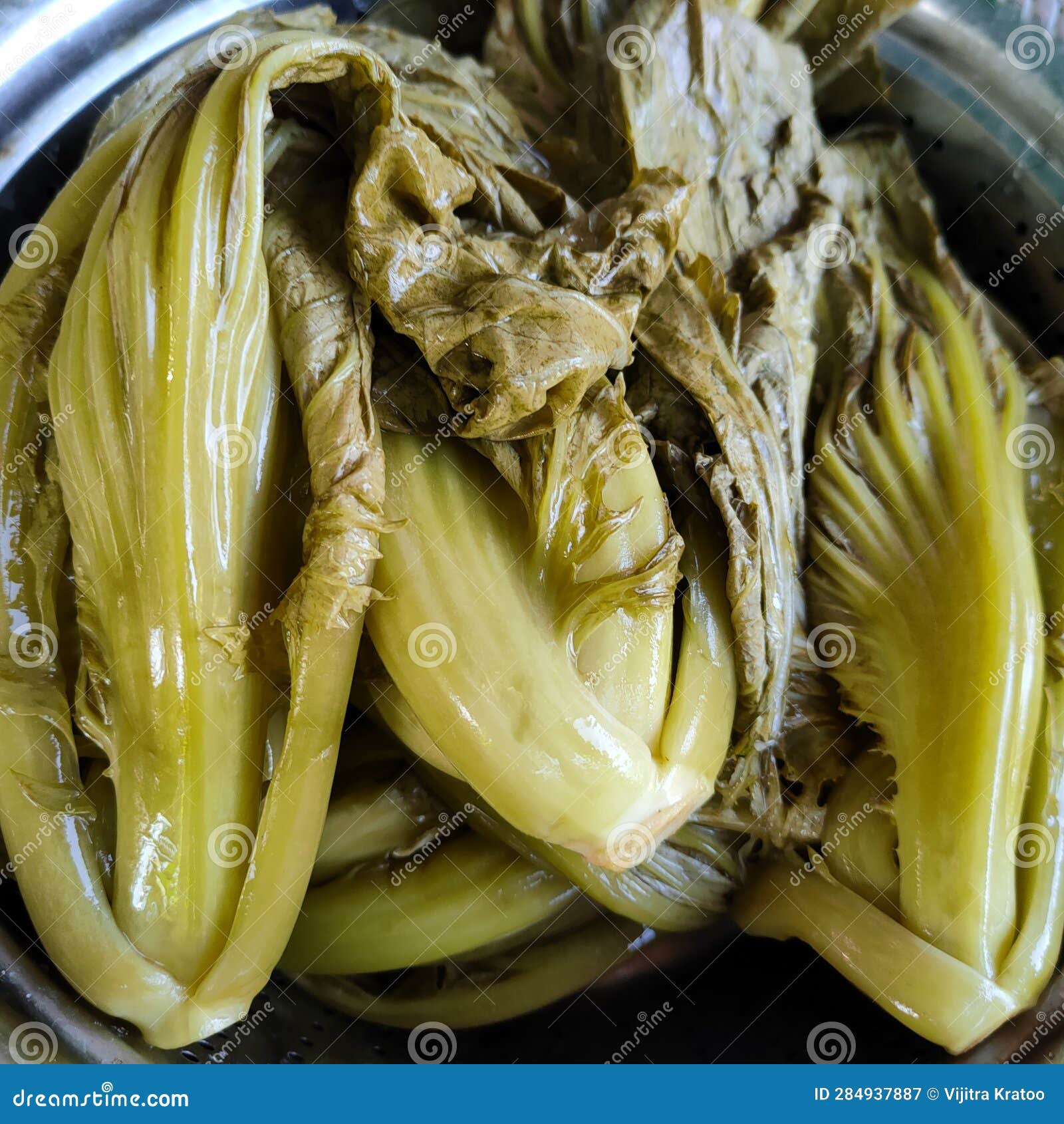 Organic pickled mustard stock image. Image of fermentation - 284937887