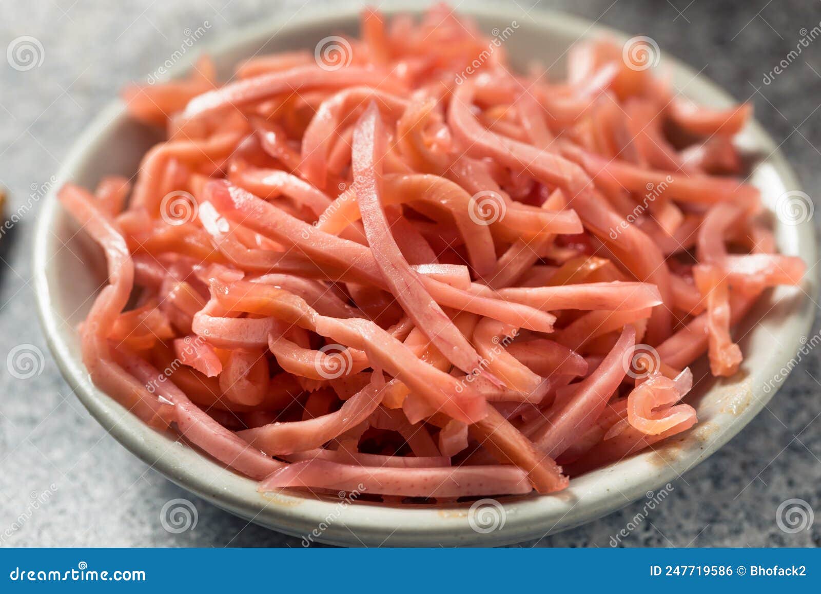 Organic Pink Pickled Ginger Stock Photo - Image of oriental, asian ...