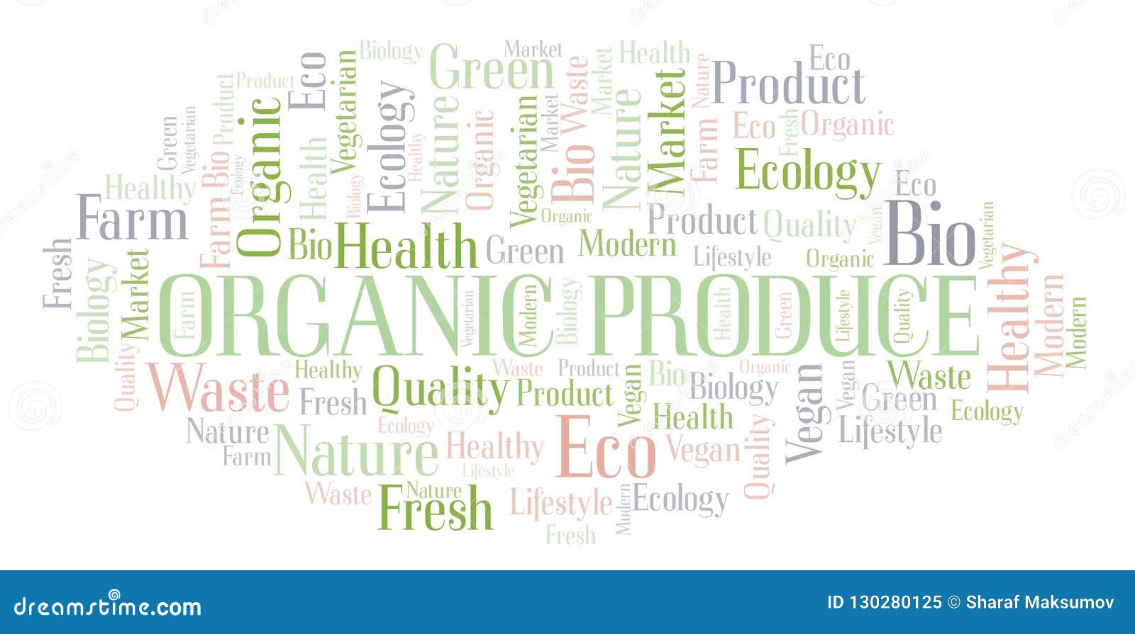 PRODUCE Word EXPLANATION Word Isolated On White Background 3d ...