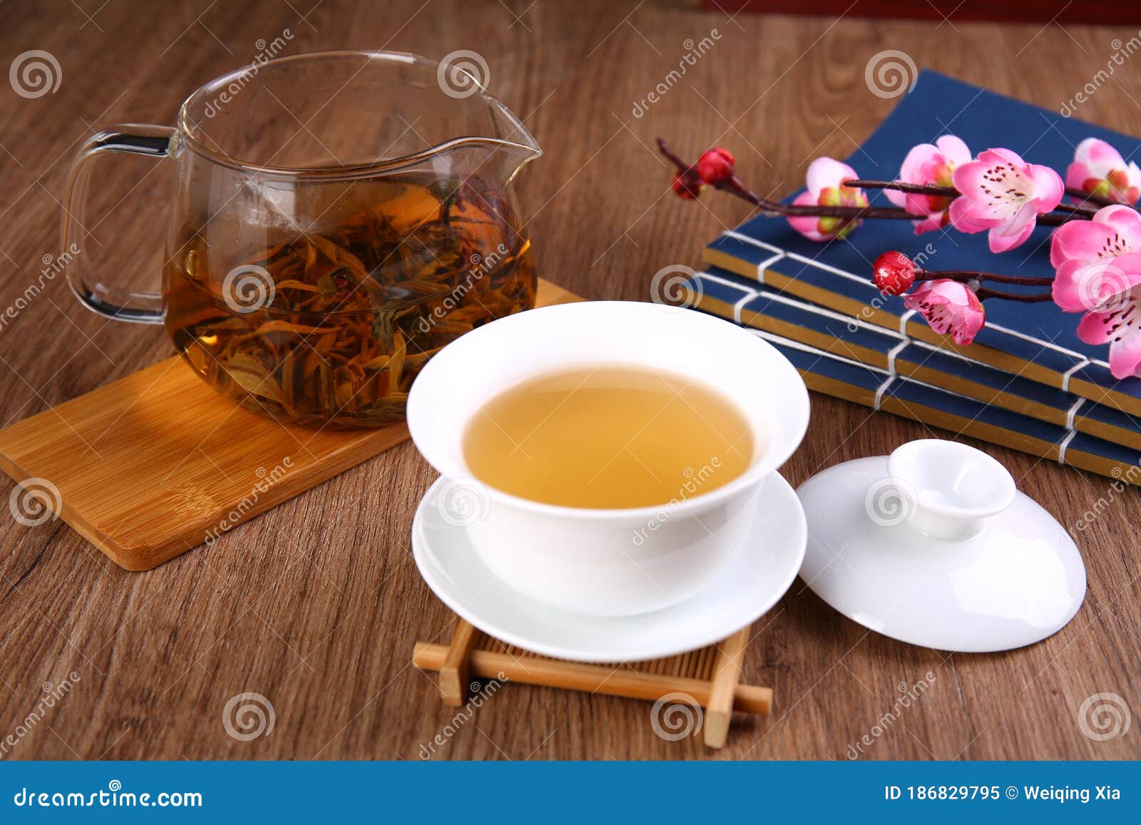Organic Pu`er Tea on Table. Stock Image - Image of small, afternoon ...