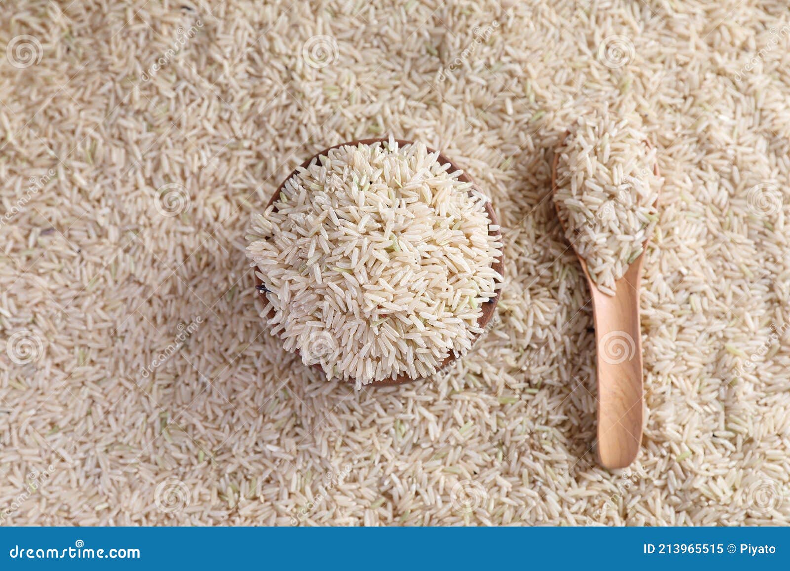 Organic raw brown rice stock image. Image of cooking - 213965515